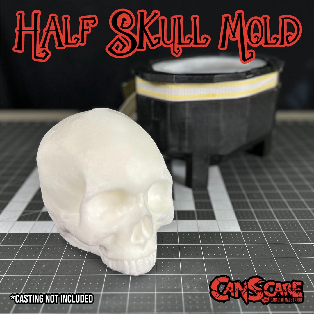 Silicone Mould Half Human Skull Life Sized - Etsy
