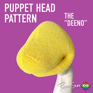 Foam Puppet Head Pattern deeno - Etsy