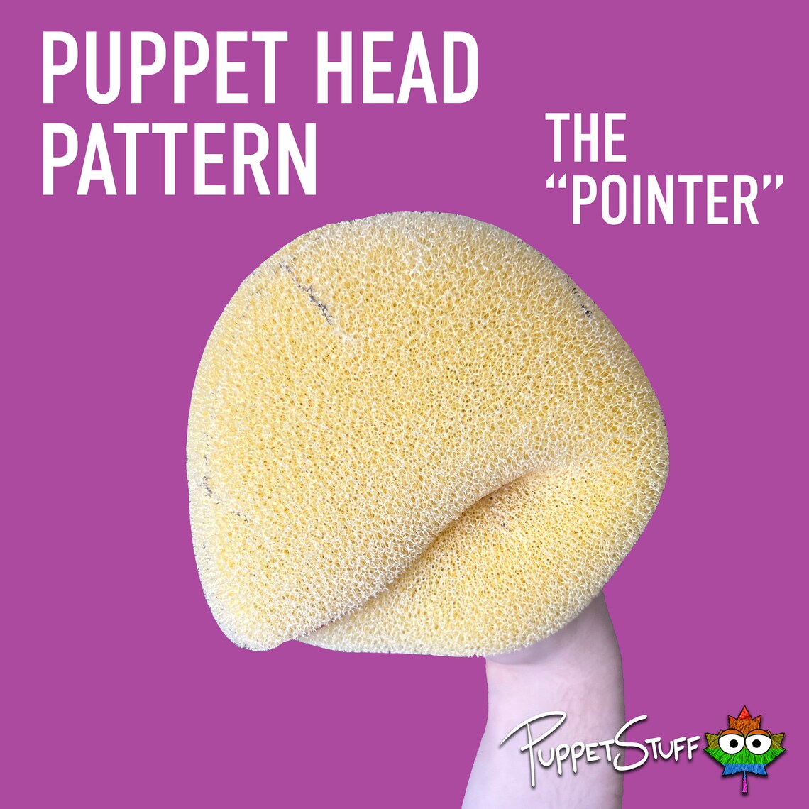 Foam Puppet Head Pattern "pointer" - Etsy