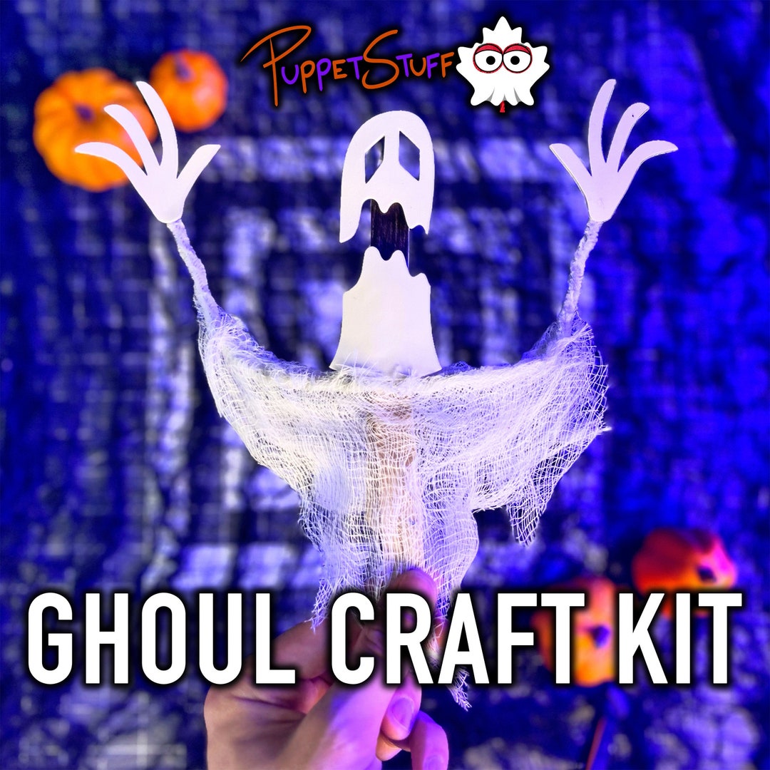Ghoul Puppet Craft Kit - Etsy