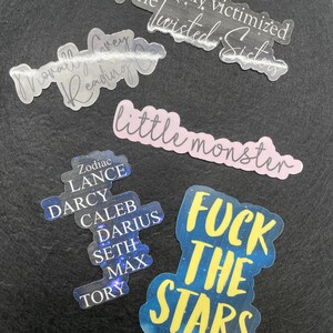 Zodiac Academy Names Sticker licensed Merchandise - Etsy