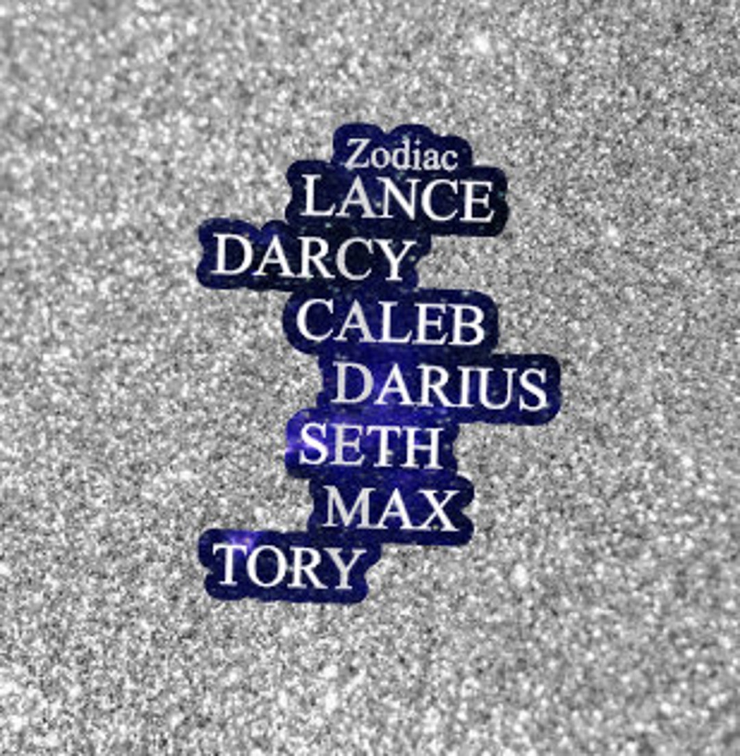 Zodiac Academy Names Sticker licensed Merchandise - Etsy