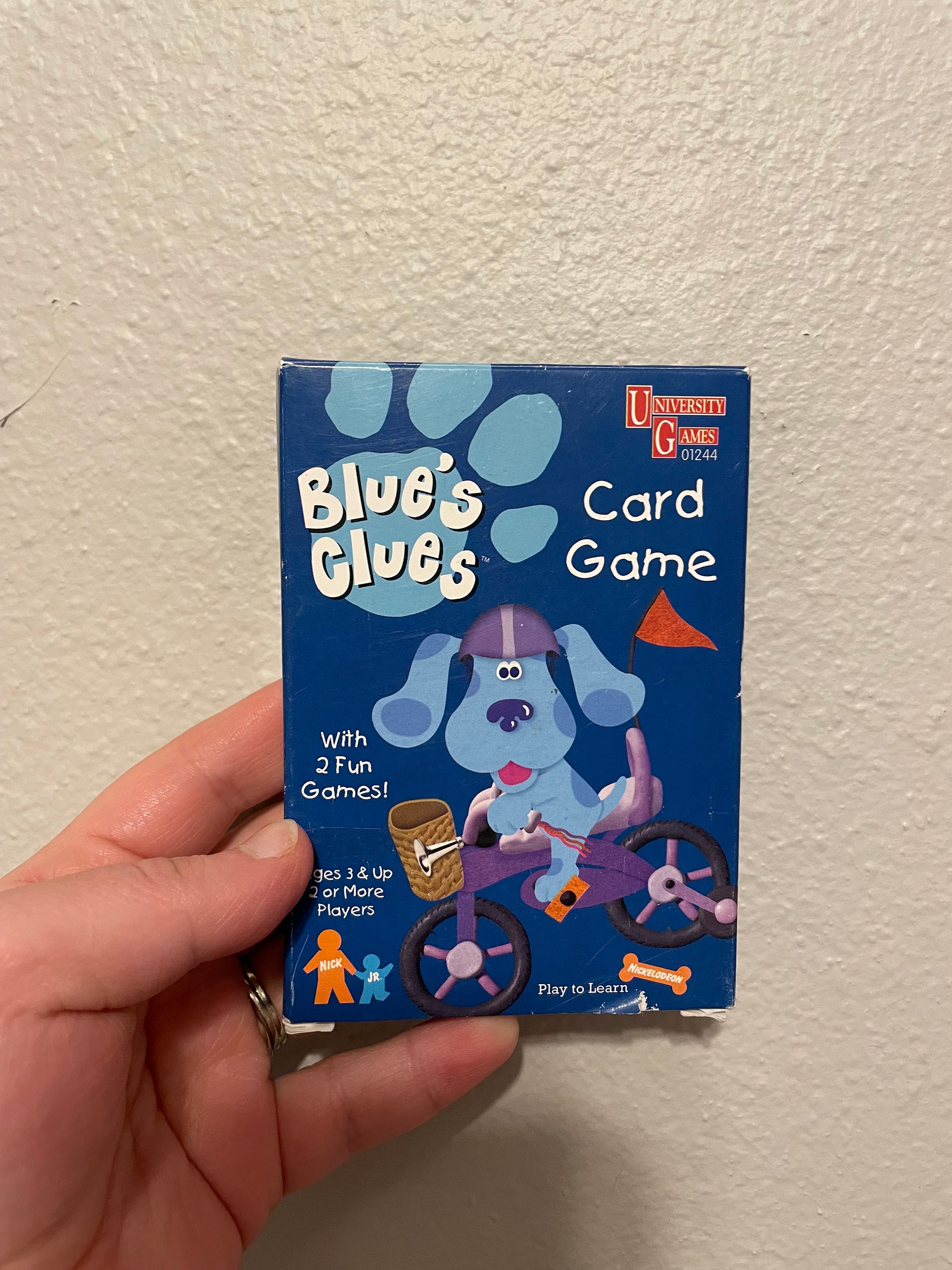 Blue's Clues Card Game Vintage 1998 Nick JR - Etsy