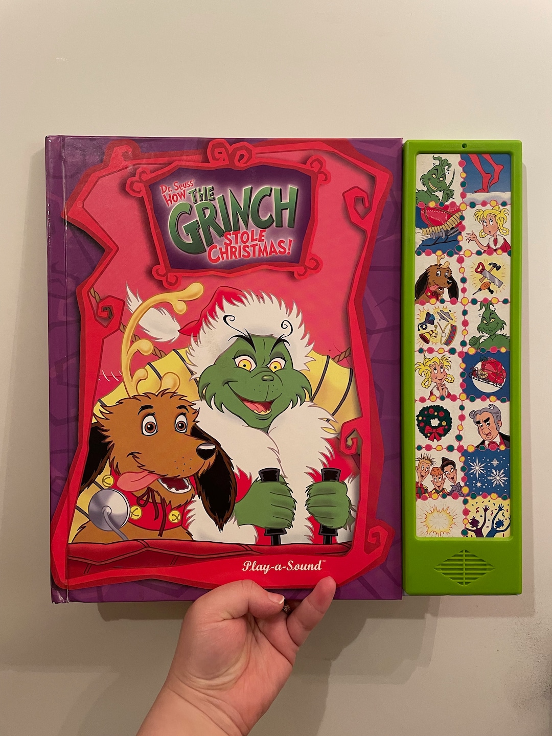 WORKING Dr. Seuss How the Grinch Stole Christmas Play a Sound Hardcover ...