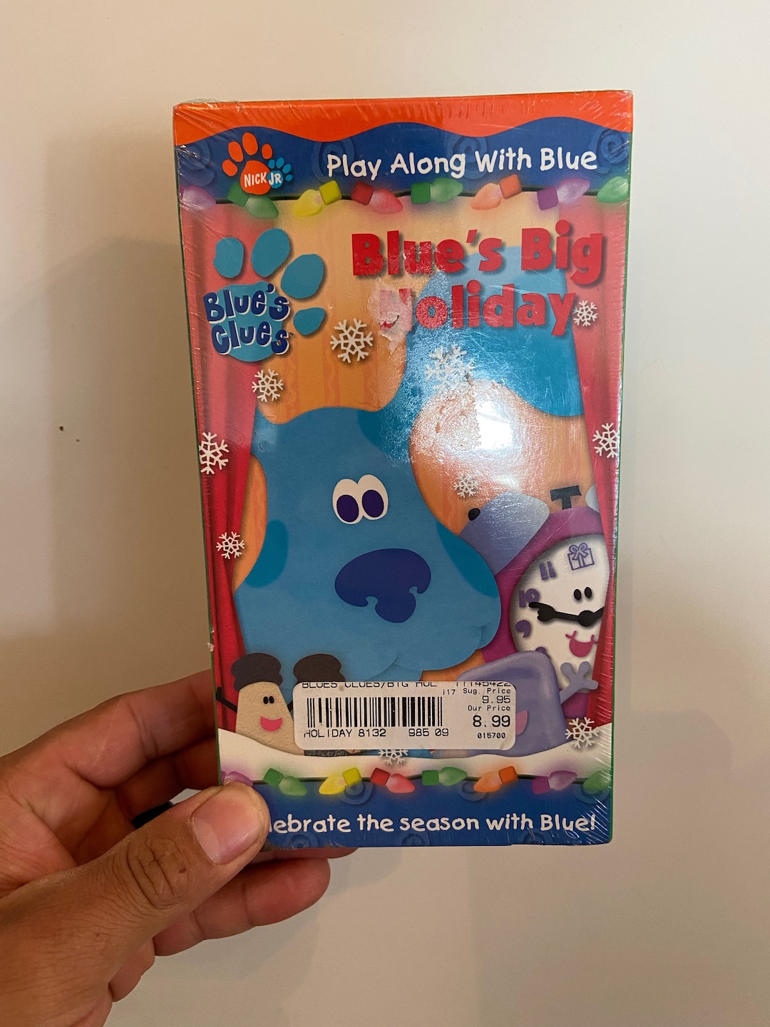 Blue's Big Holiday Play Along With Blue VHS 2001 - Etsy