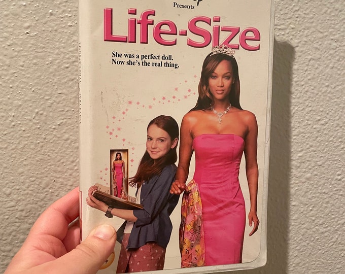 Life Size Disney Vhs Lindsay Lohan And Tyra Banks Etsy