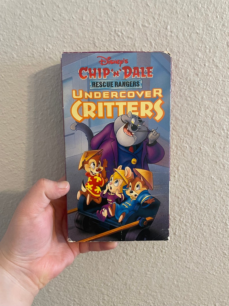 Disney Chip N Dale Rescue Rangers Undercover Critters Vhs Vintage - Etsy