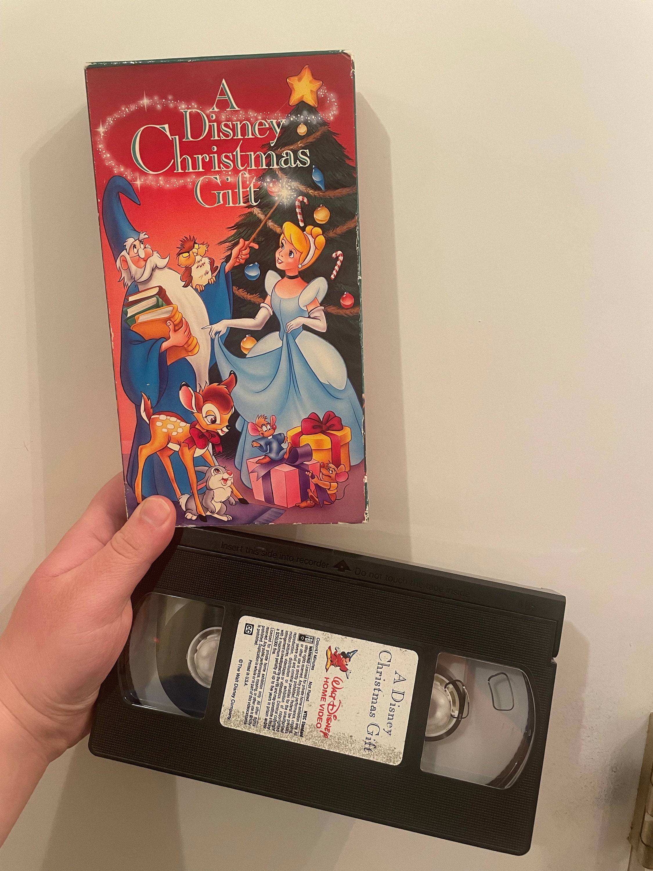 1990 A Disney Christmas Gift VHS - Etsy