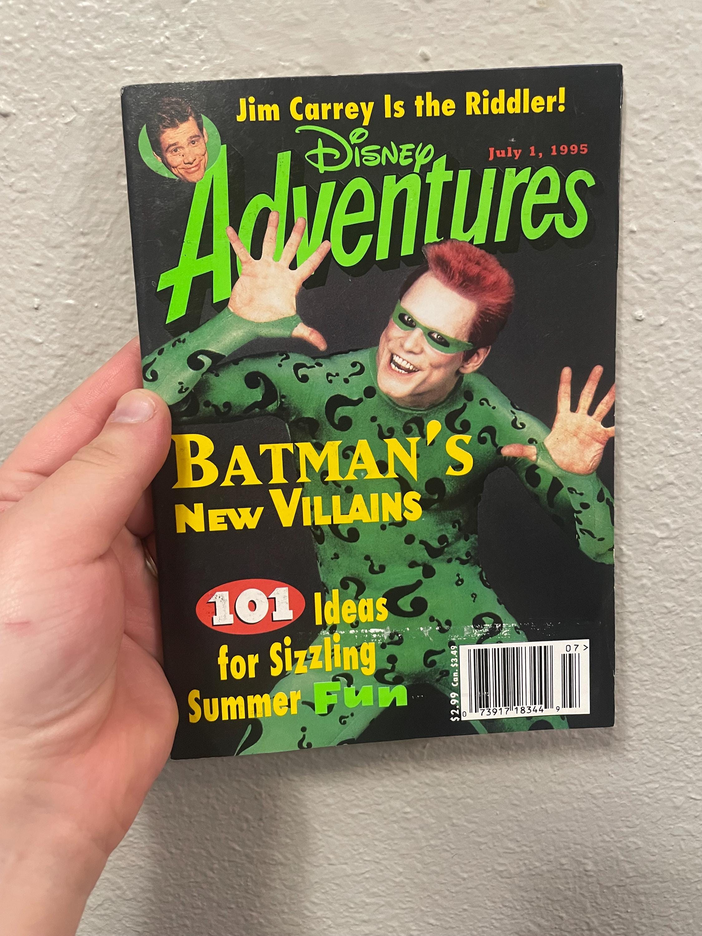 Disney Adventures Batman's New Villains Magazine July 1995 - Etsy