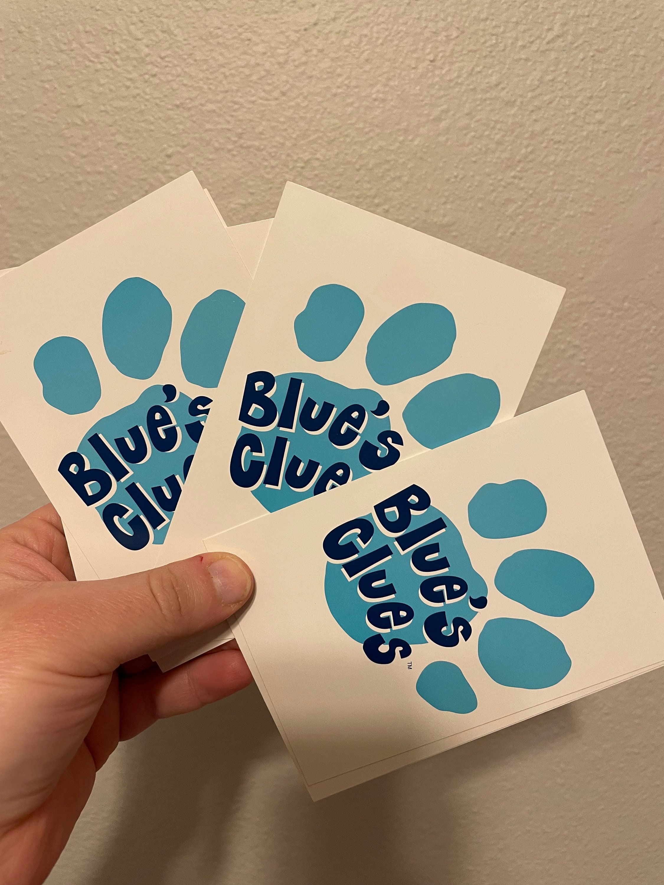 Blue's Clues Card Game Vintage 1998 Nick JR - Etsy
