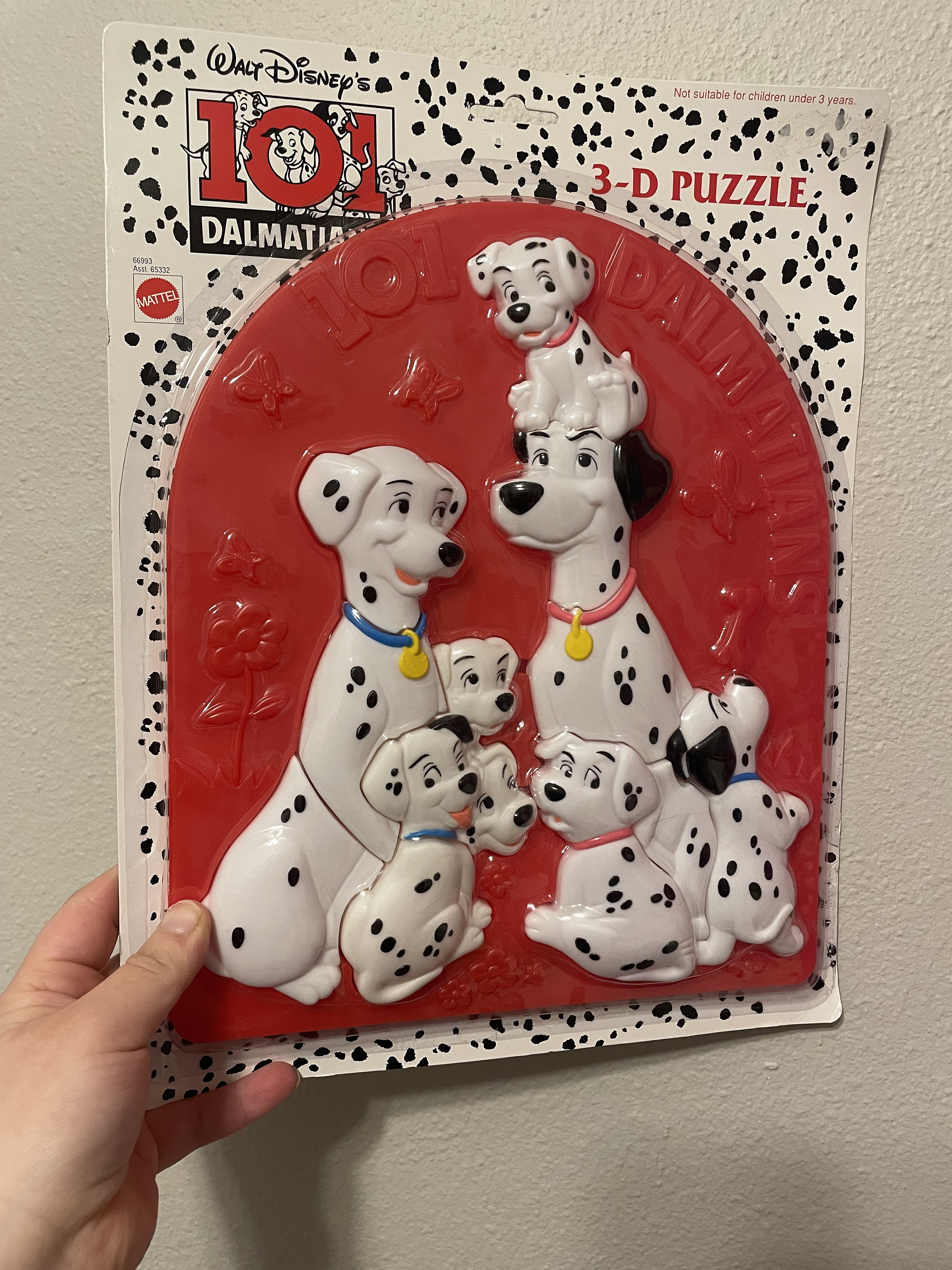Vintage Disney 101 Dalmatians 3D Puzzle Mattel Toys UNOPENED - Etsy