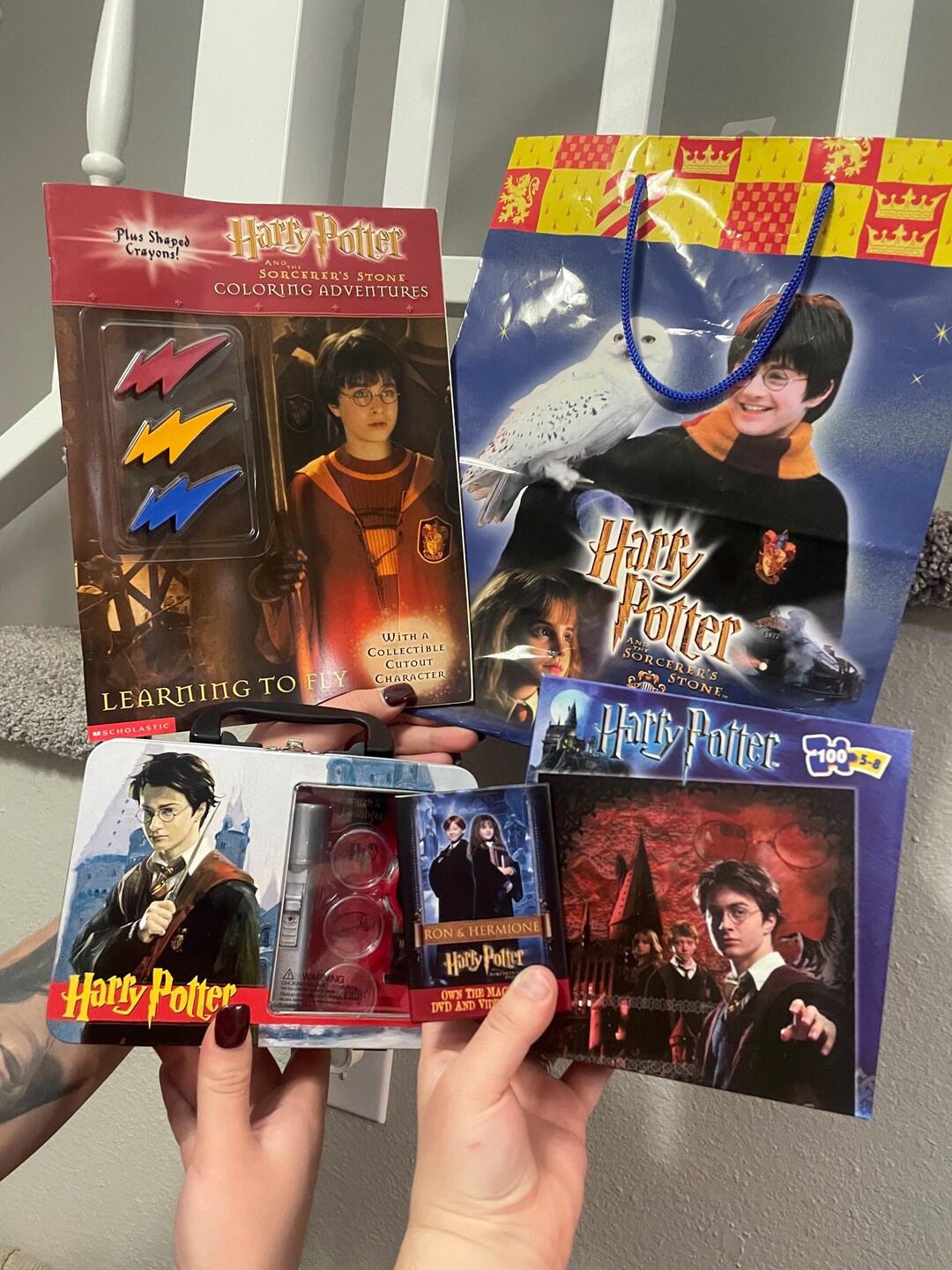 Harry Potter Bundle Hallmark Gift Bags, Unopened Puzzle, Kids Watch ...