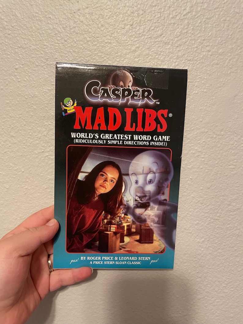 Caper the Friendly Ghost Mad Libs From 1995 by Roger Price and Leonard ...