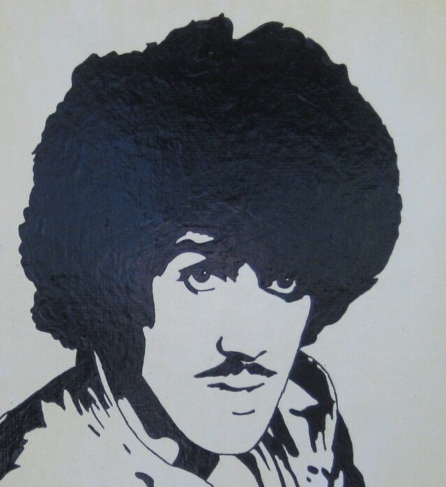 Phil Lynott of Thin Lizzy - Original Pen & Ink Drawing on Panel ...