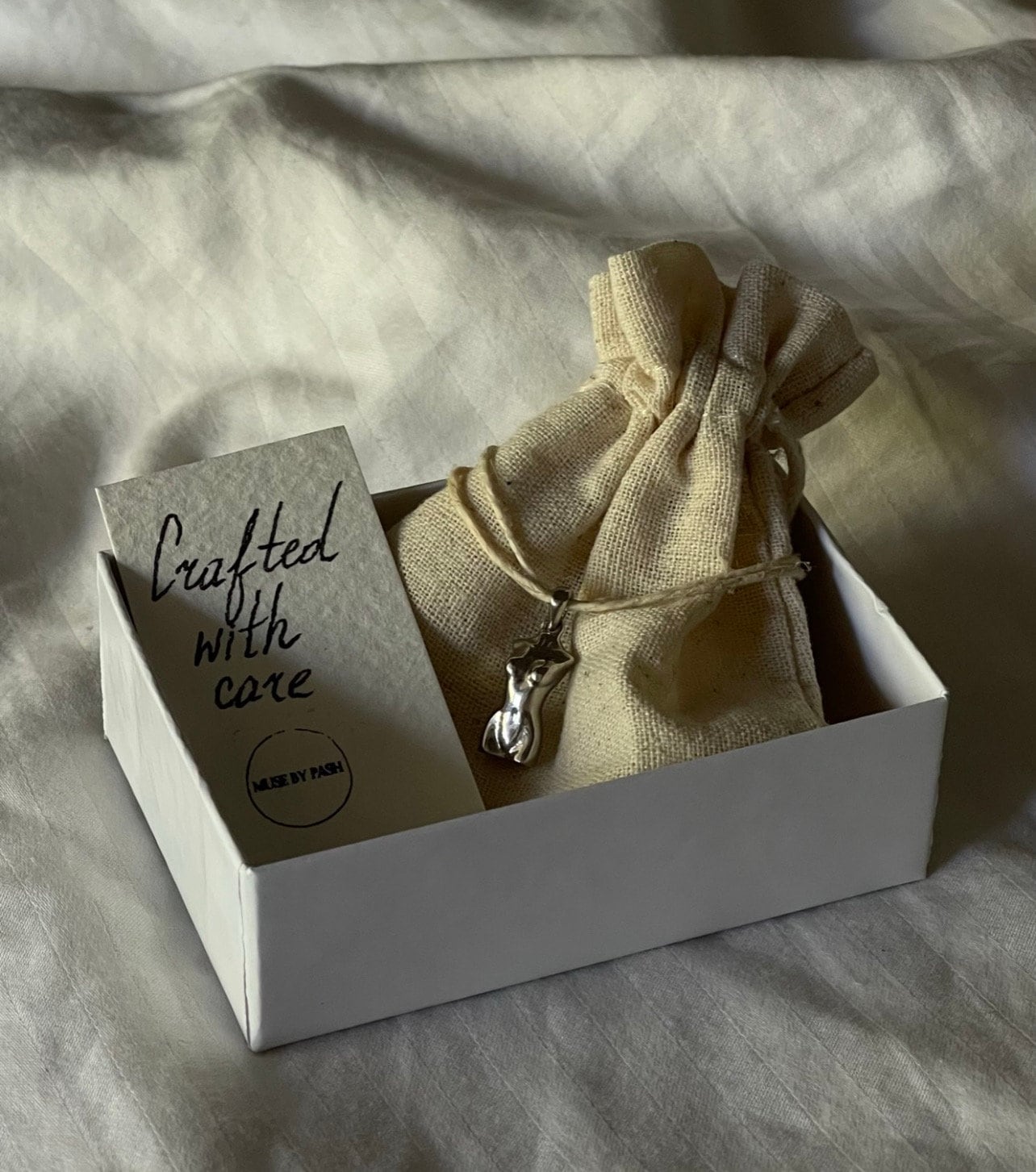 925 Sterling Silver Feminine Female Body Pendant With a Neutral String ...