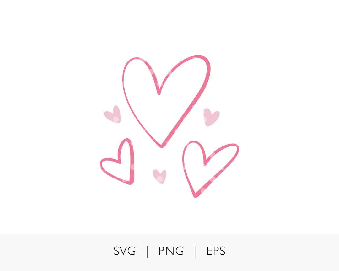 Hearts SVG Cute Love Heart Svg Heart Shape Svg Valentines - Etsy