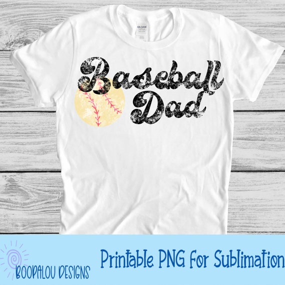 Baseball Dad PNG Distressed Baseball Dad PNG Baseball Dad - Etsy
