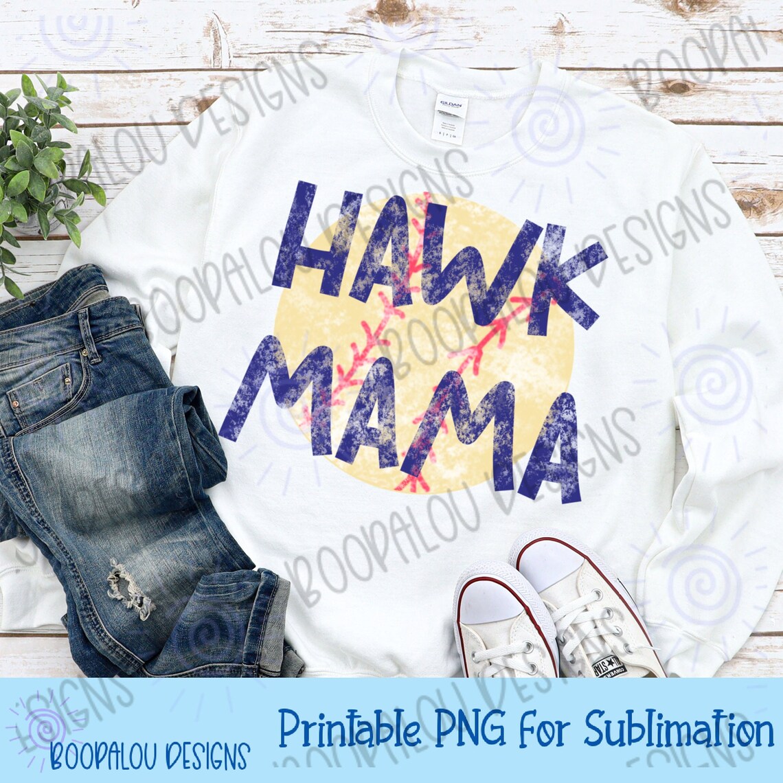 Hawk Mama Digital PNG Download, Distressed Hawk Mama Png, Digital Png ...