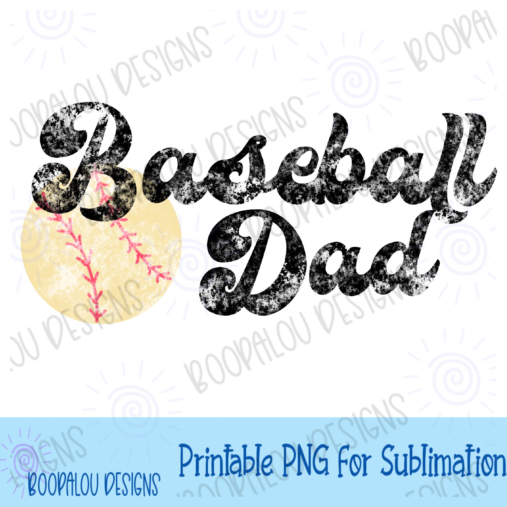 Baseball Dad PNG, Distressed Baseball Dad PNG, Baseball Dad PNG, Sports ...