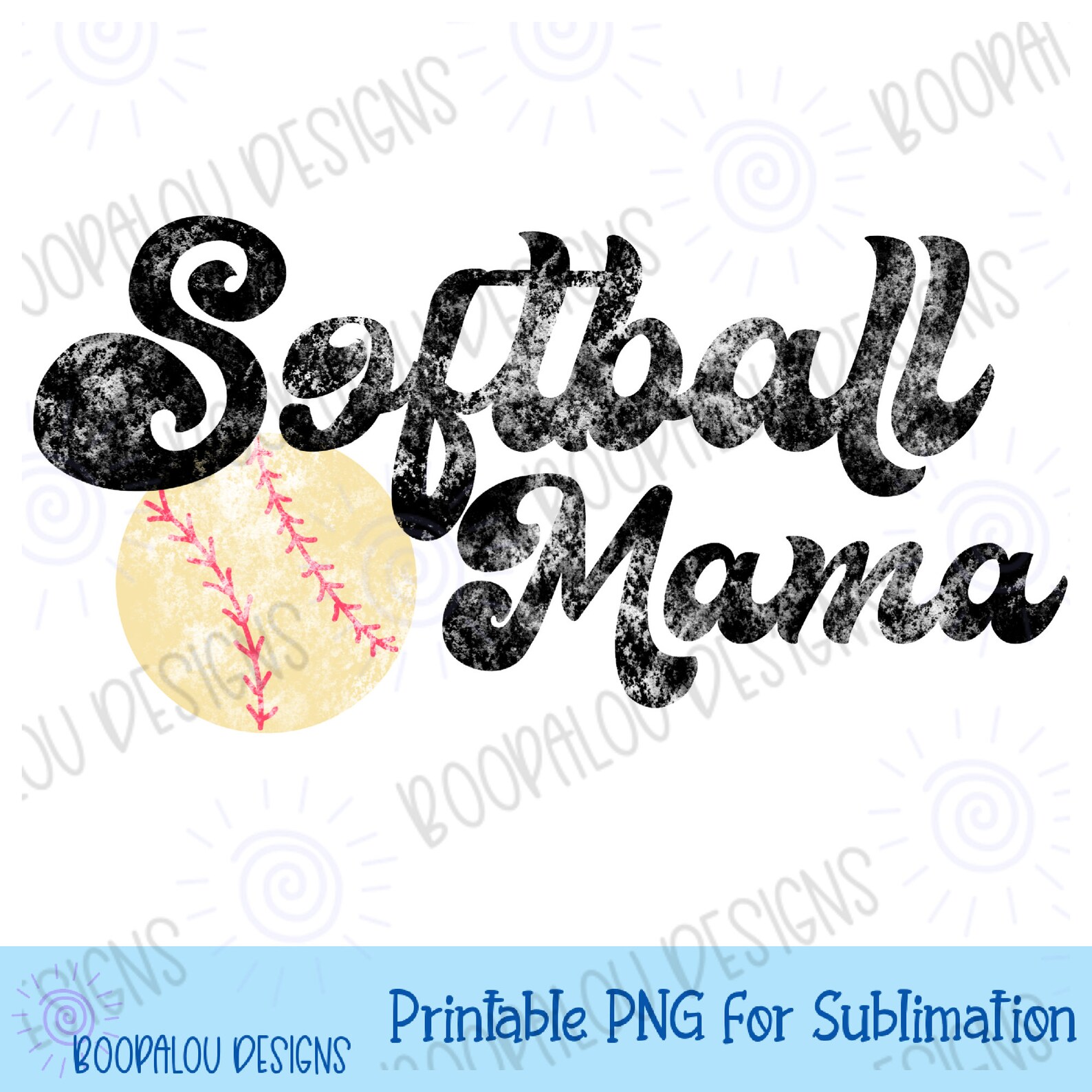 Softball Mama PNG Distressed Softball Mama PNG Softball Mom - Etsy