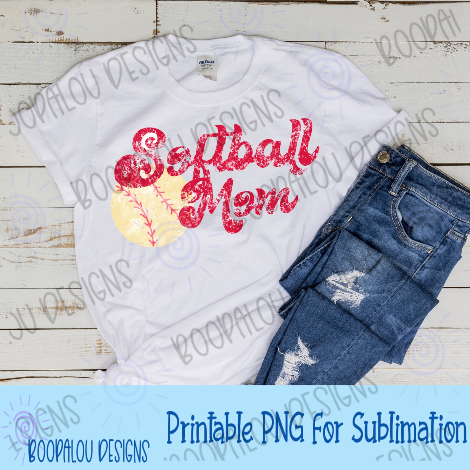 Distressed Softball Mom PNG, Sports Design (digital Download) - Etsy