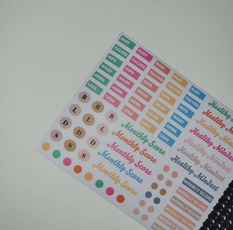 Workout Stickers I Exercise Stickers I Fitness Goals Stickers I Fitness ...