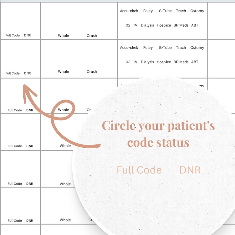 10 Patient Nursing Report Sheet LTC - Etsy