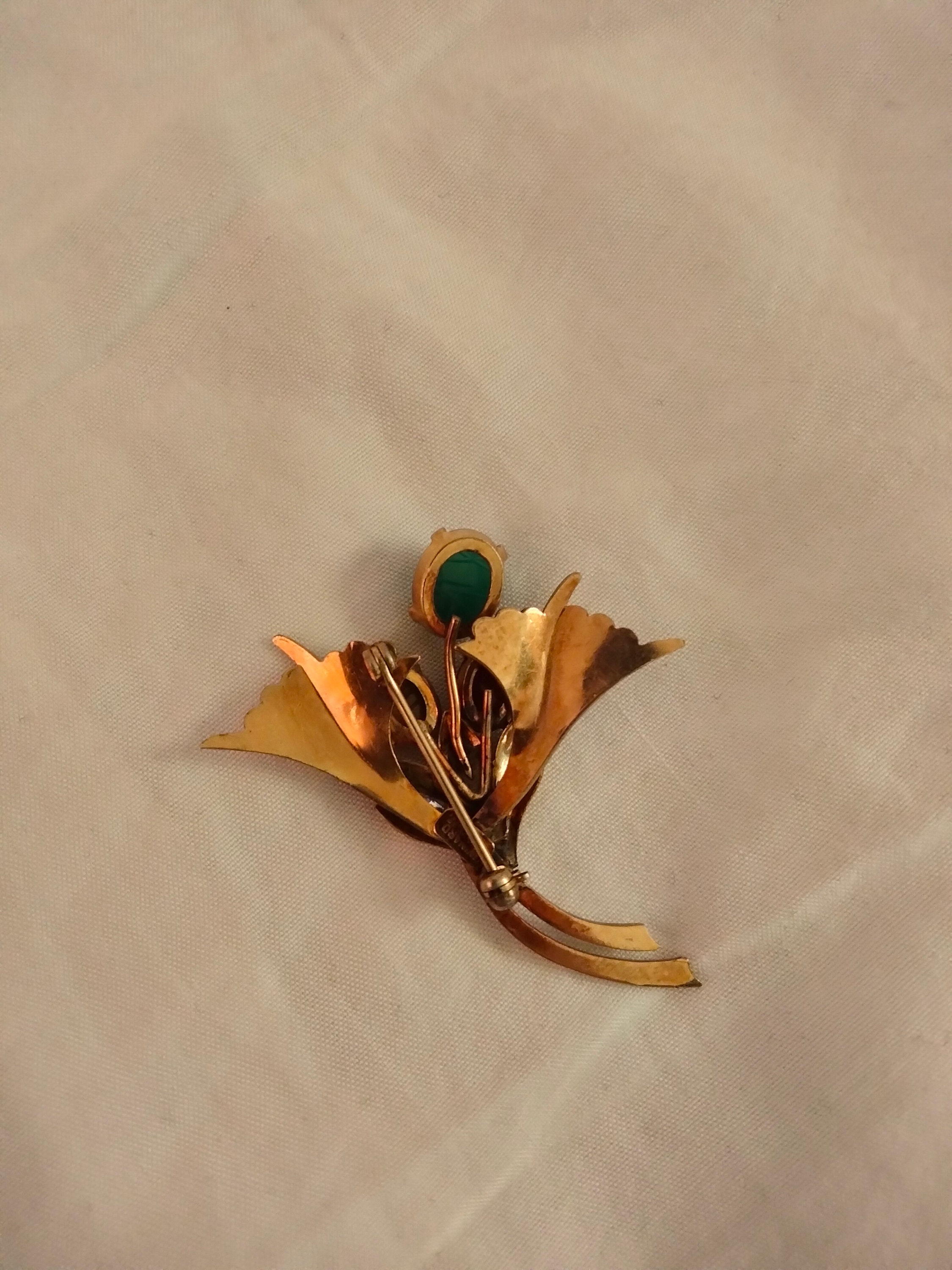 Gorgeous Vintage Winard 12K Gold Filled Brooch - Etsy