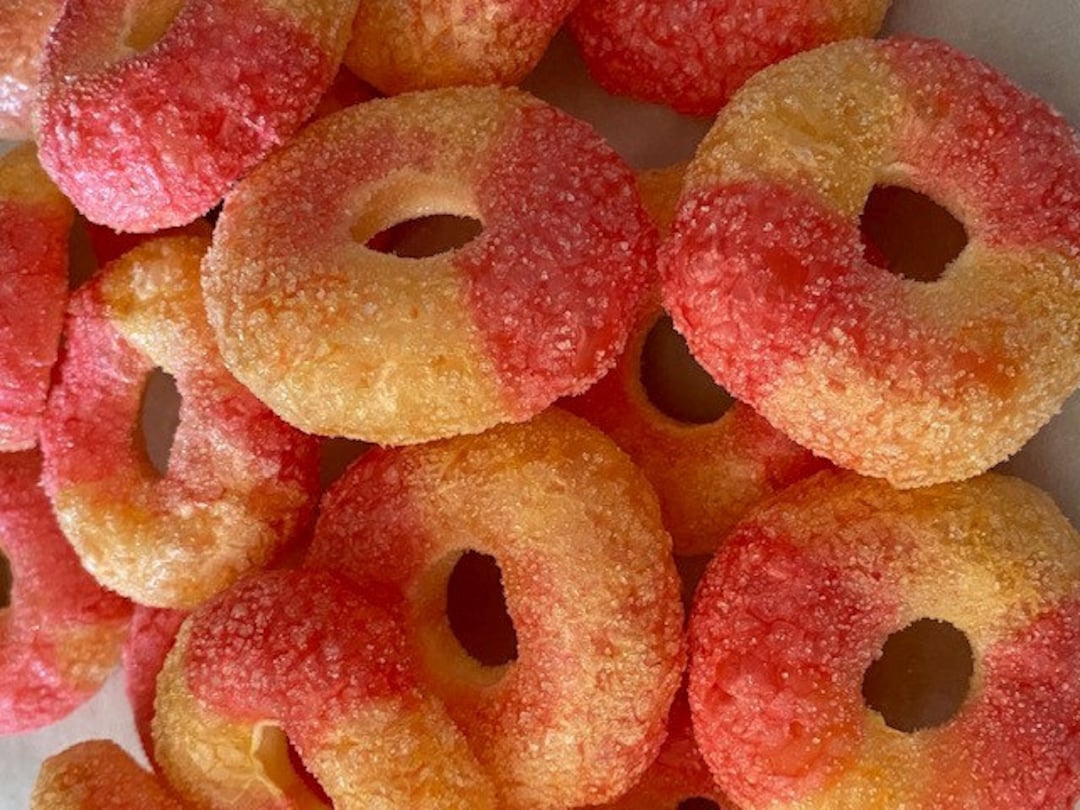 Peach Oh's - Freeze Dried Peach Rings - Etsy