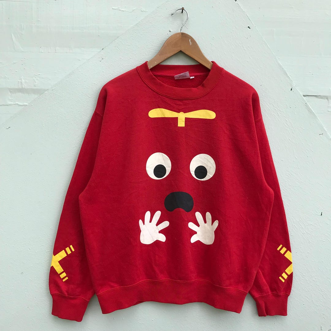 Vintage 90s Gachapin Sweatshirt, Rare Japanese Kawaii Character ...