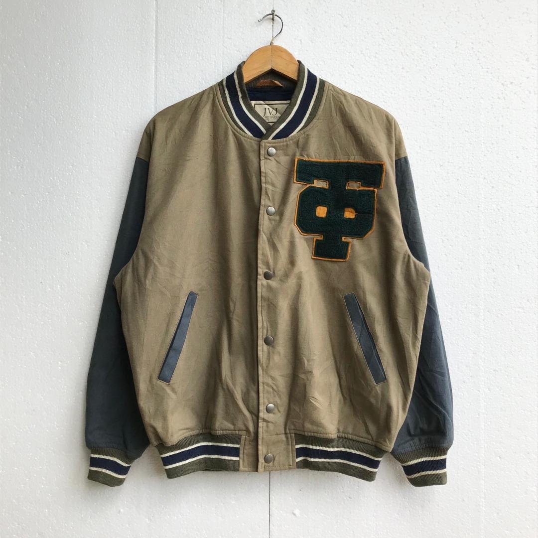 Vintage JVJ Made in Japan Varsity Jacket, 80s/90s Letterman Style, Wool ...
