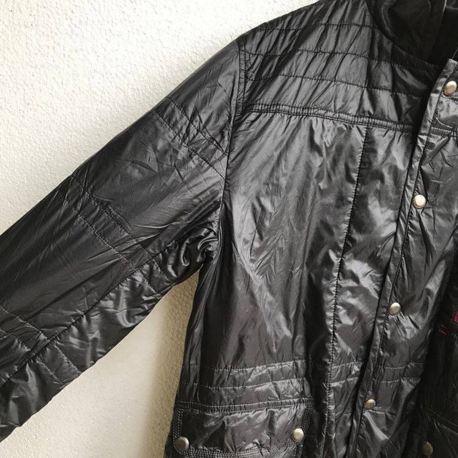 Small, Vintage Mens Sehon by Mila Schön Black Quilted Jacket, Stylish ...