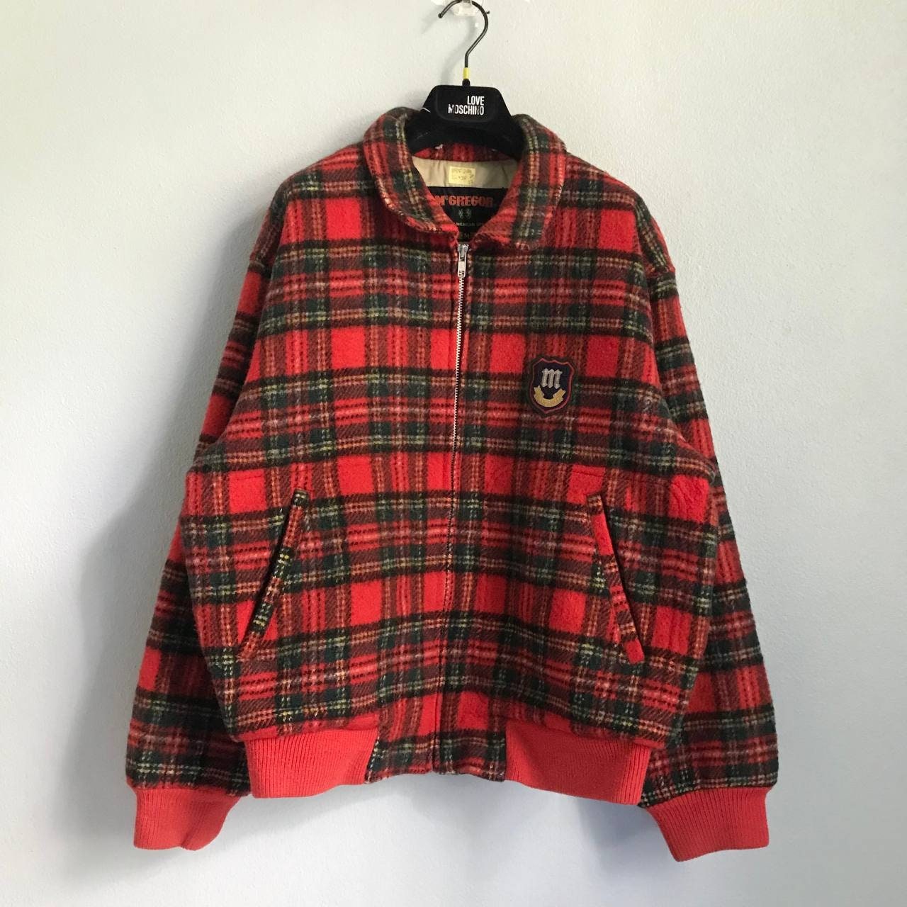 Vintage Mcgregor Bomber Jacket 90s Mcgregor Big Spell Out Zip up Jacket ...