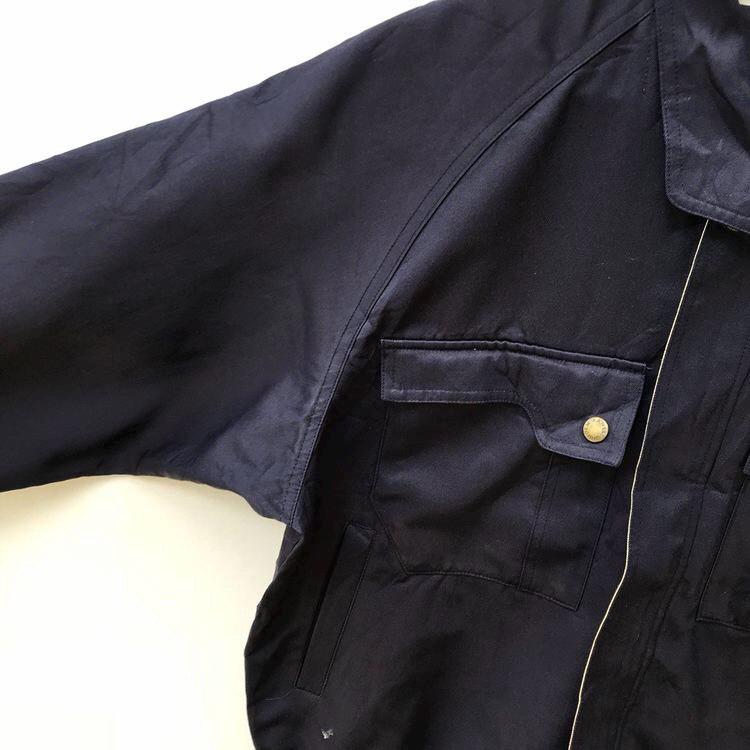 Large, Vintage Kansai Workwear Jacket, Japanese Uniform Coat ...