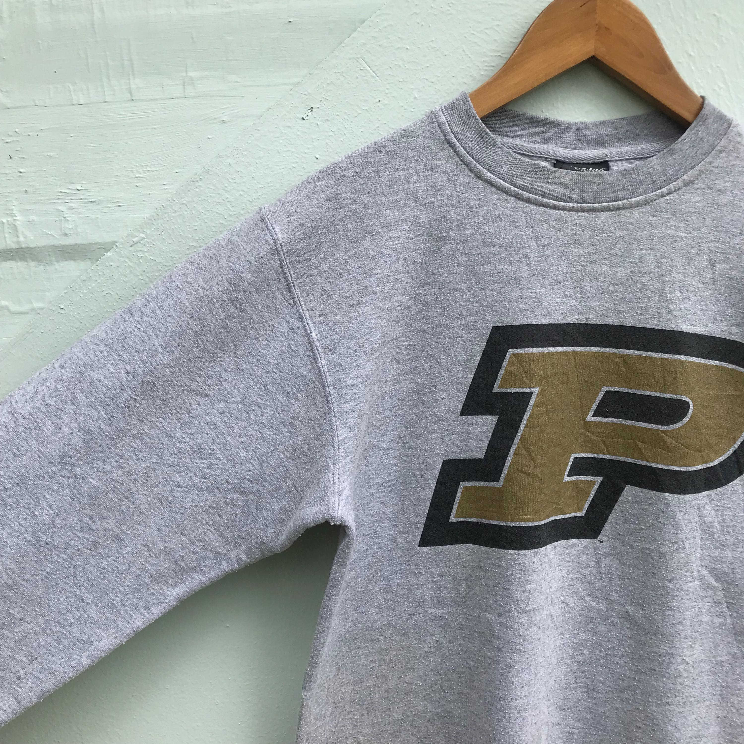 Vintage Proedge Purdue University Sweatshirt, Gray Crewneck, 90s ...