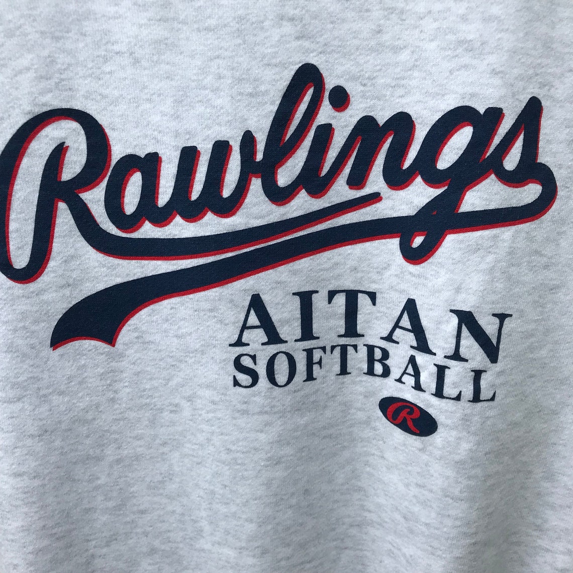 Vintage Rawlings Aitan Softball Sweatshirt Aitan Softball Club ...
