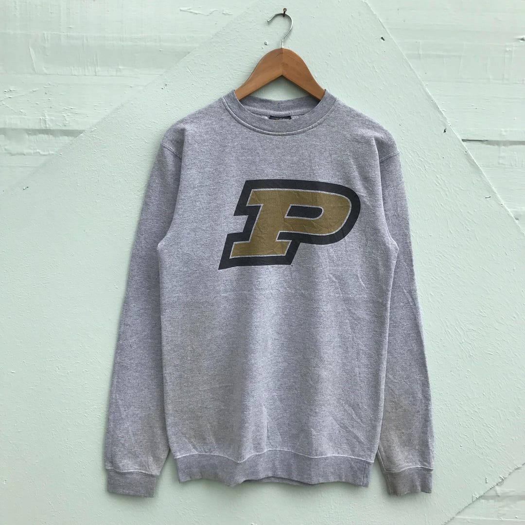 Vintage Proedge Purdue University Sweatshirt, Gray Crewneck, 90s ...