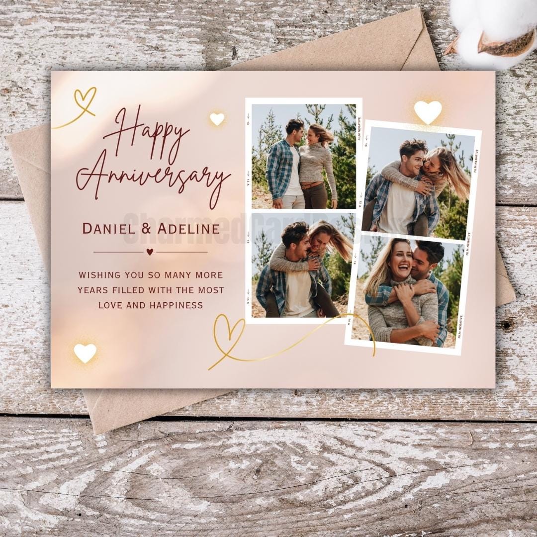 Personalized Anniversary Card|printable Special Occasion Card|special ...