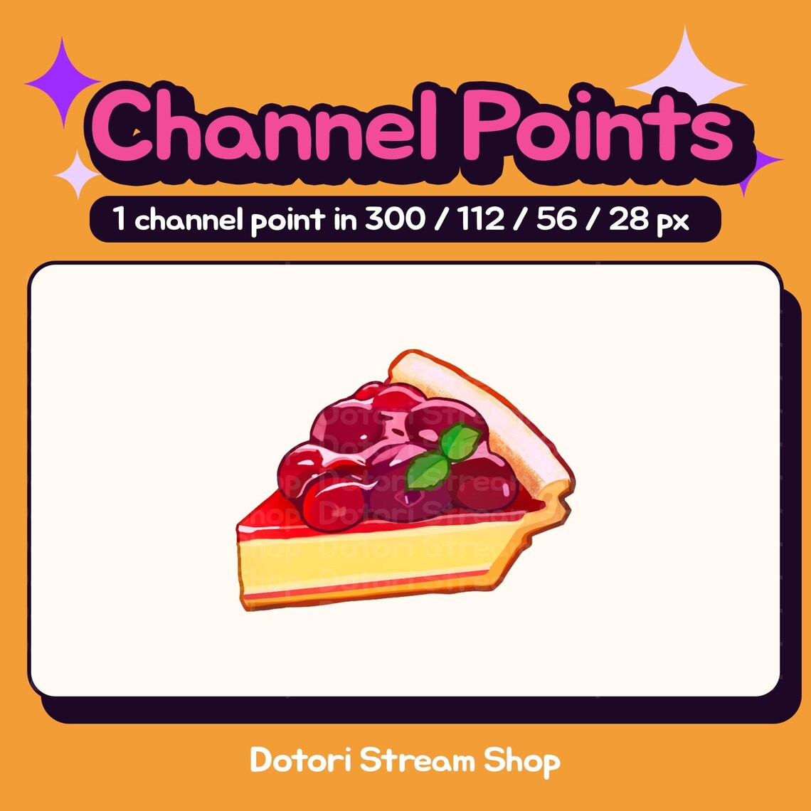 Tart Channel Point | Twitch Channel Points | Streamer | Cute Emotes ...