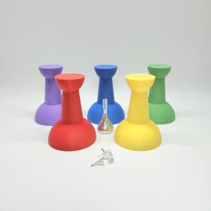 XL 3-inch Jumbo Pushpin Wall Decor Set, 5-piece Rainbow or Choose A ...