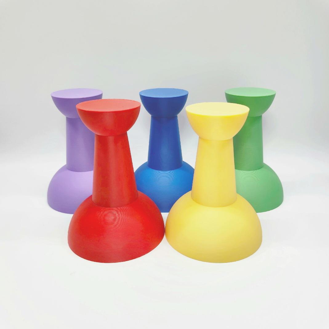 XL 3-inch Jumbo Pushpin Wall Decor Set, 5-piece Rainbow or Choose A ...