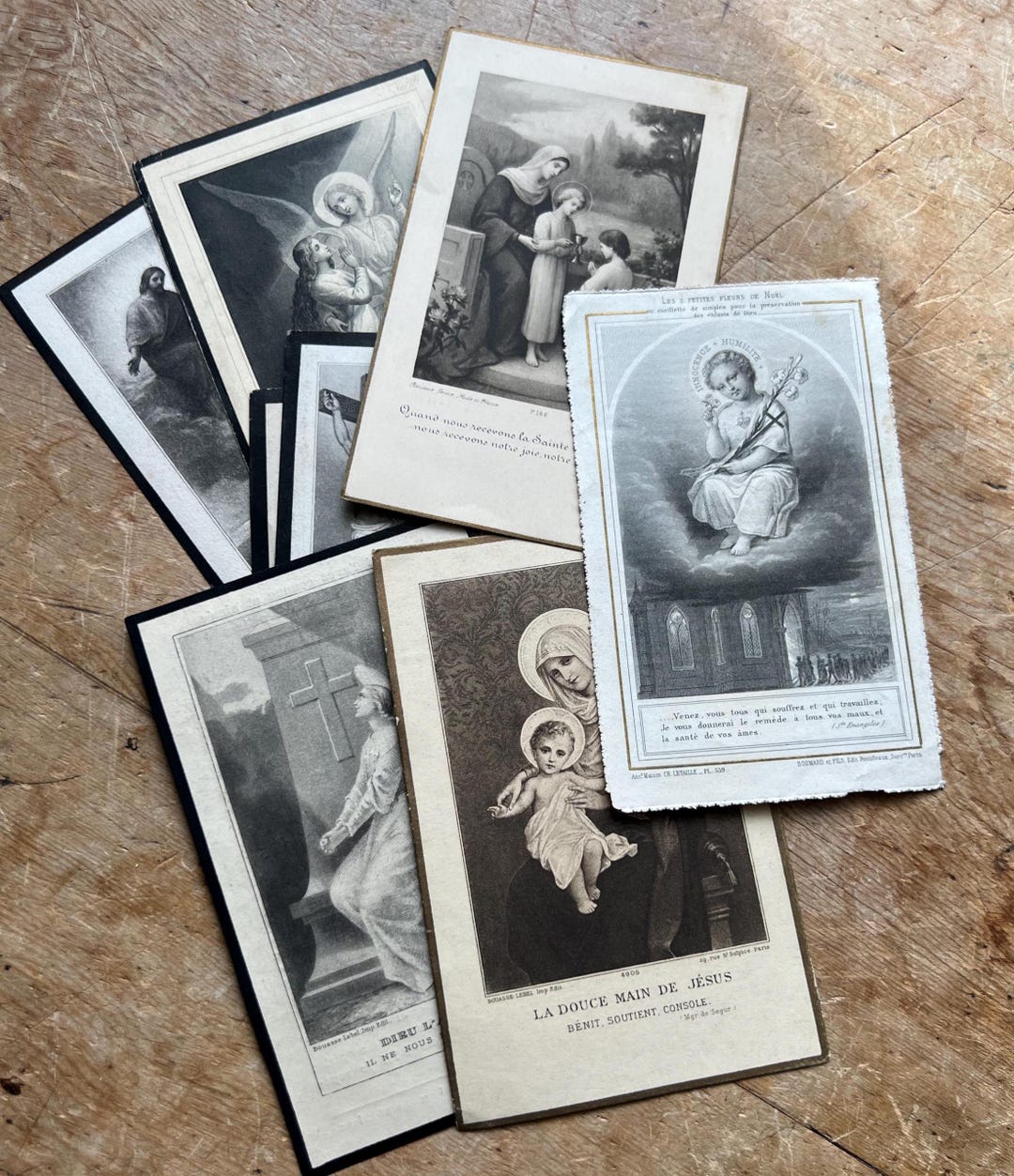 Antique French Catholic Ephemera / Prayer Cards - Etsy