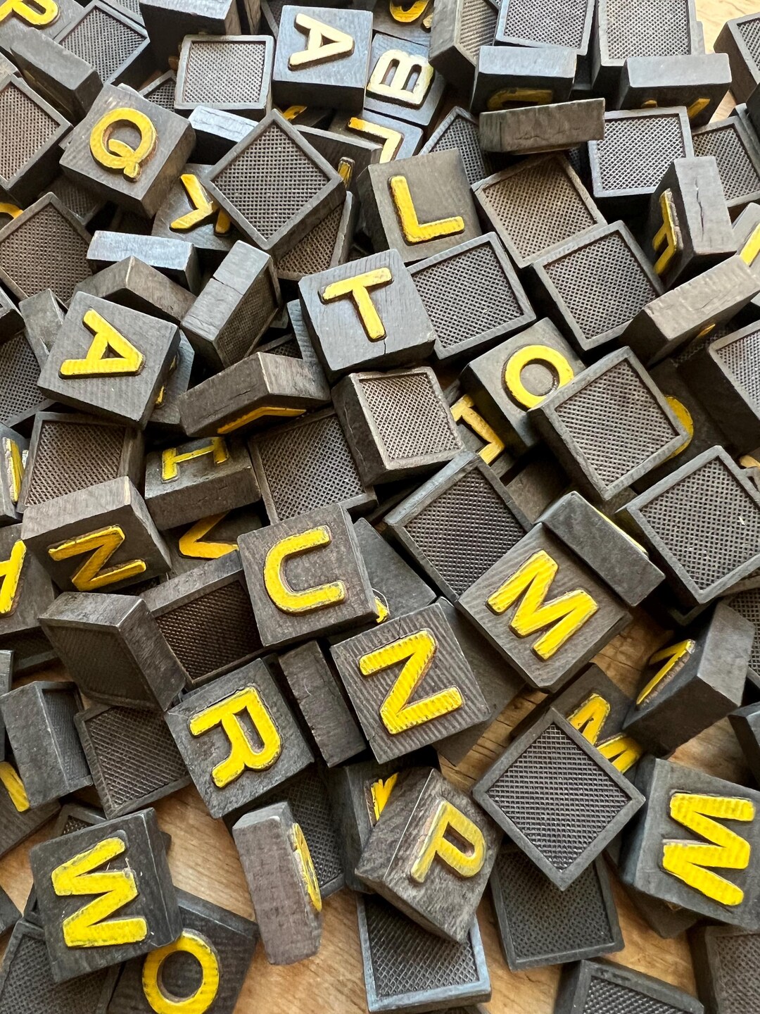 Set of 169 Vintage Wooden Anagram Letter Tiles / Game Pieces - Etsy