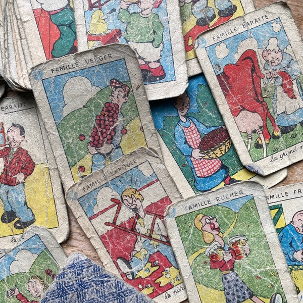 Antique French Board Game - Etsy