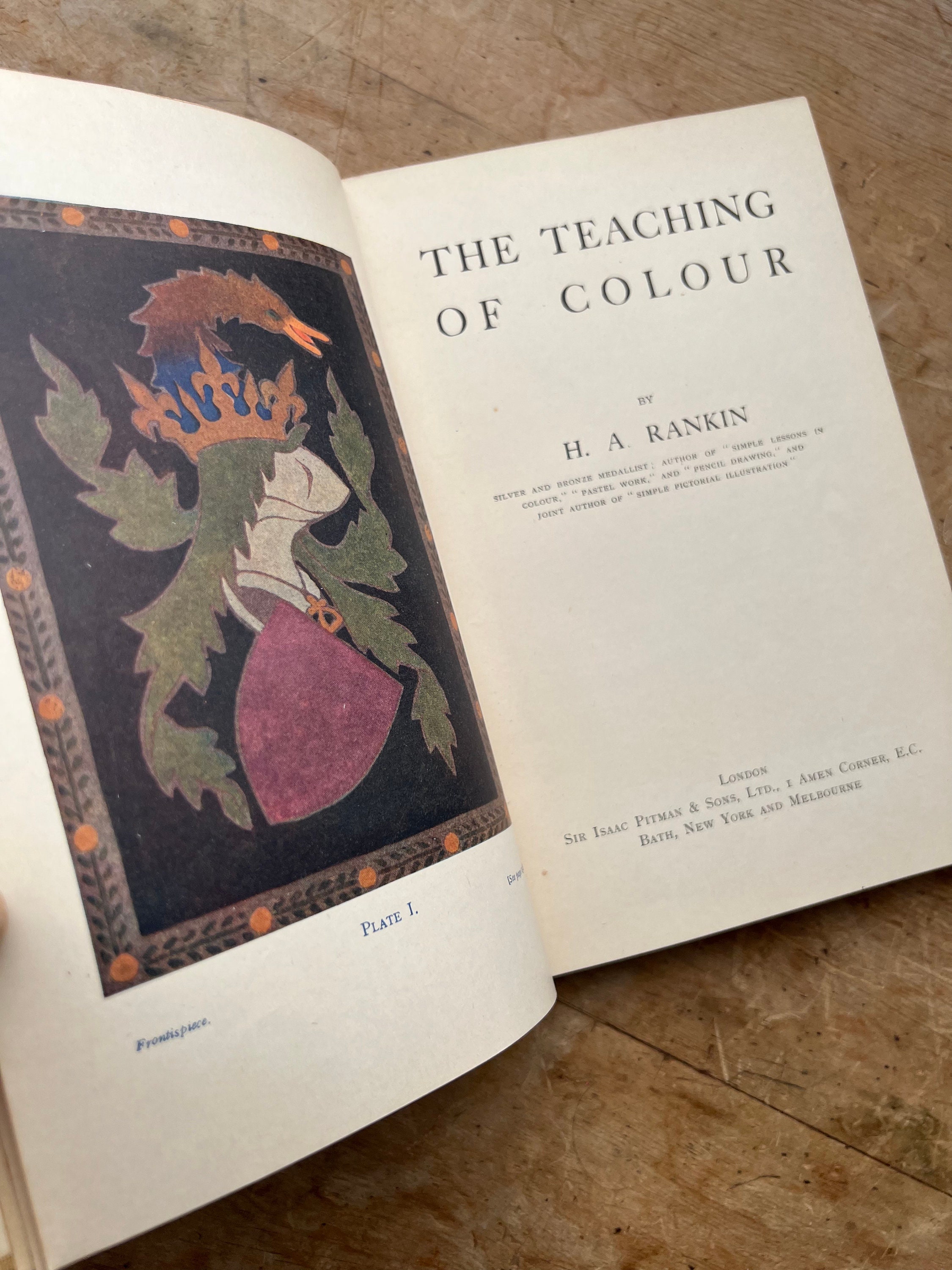 The Teaching of Colour H.A. Rankin Antique Art Book C1920 - Etsy