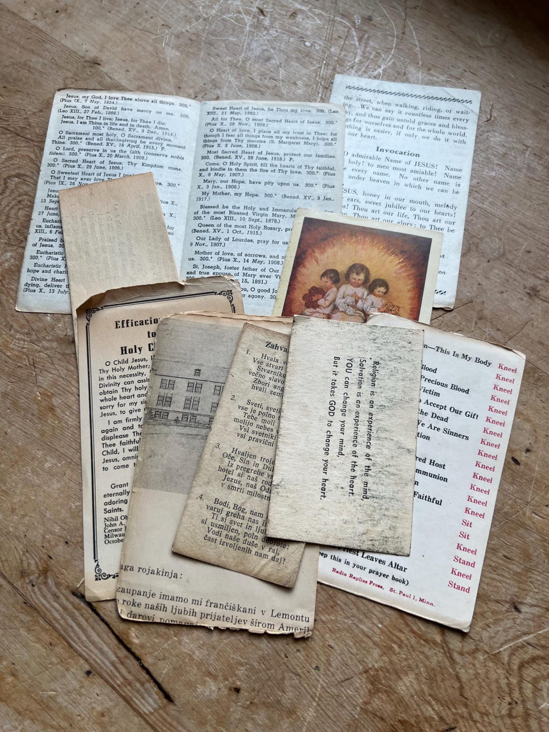 Vintage Catholic Ephemera / Prayer Cards - Etsy