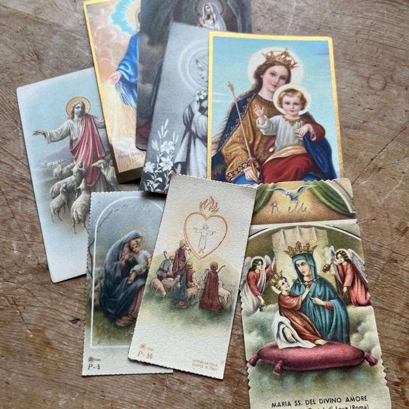 Catholic Prayer Cards - Etsy