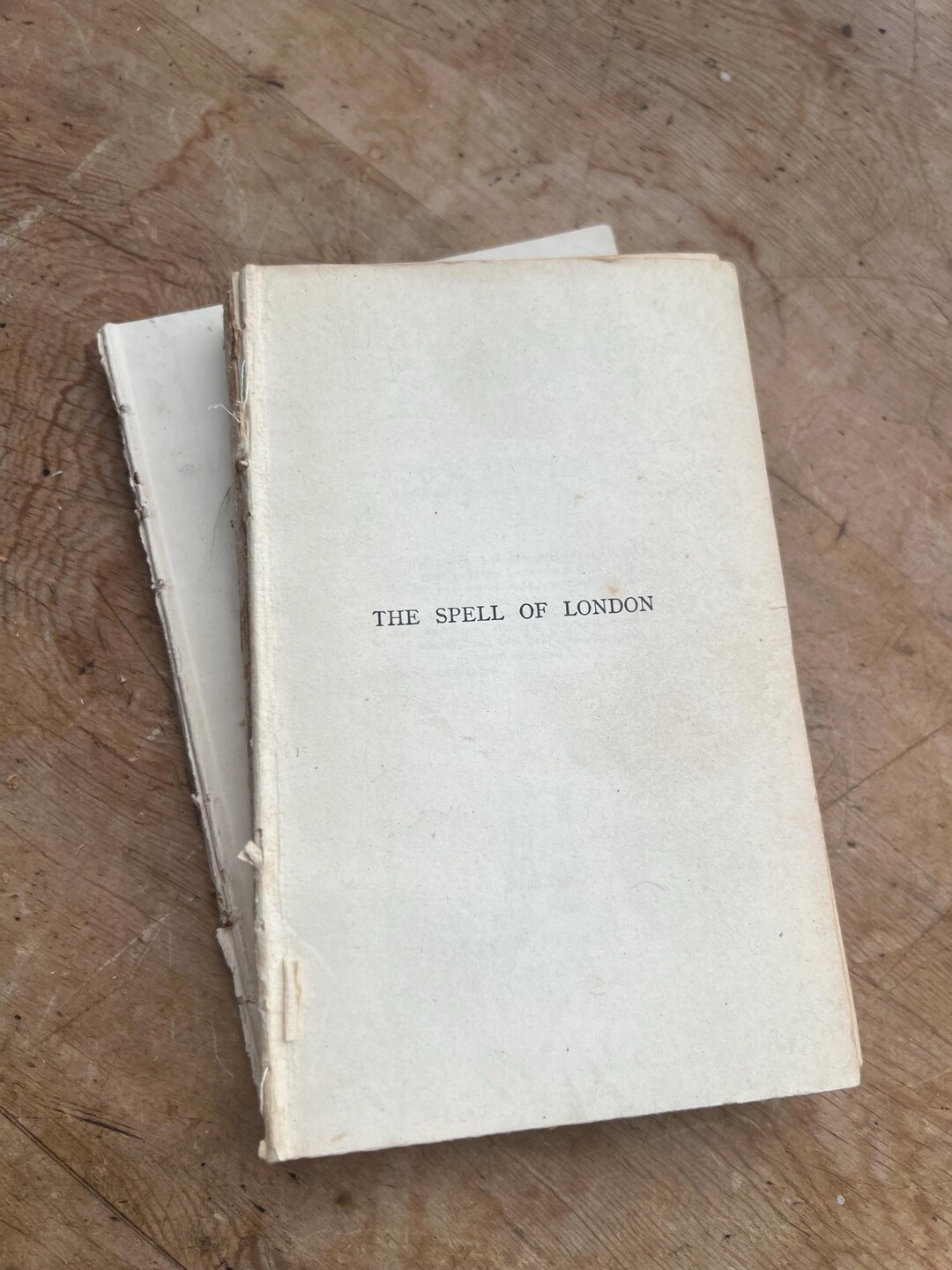 Two Old Coverless Books / Decor - Etsy