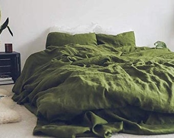 Moss Green Bedding - Etsy