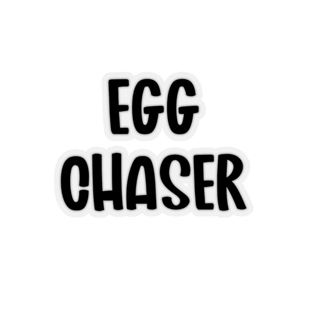 RUGBY EGG CHASER Sticker, Rugby Player Gifts, Rugby Sports Present ...